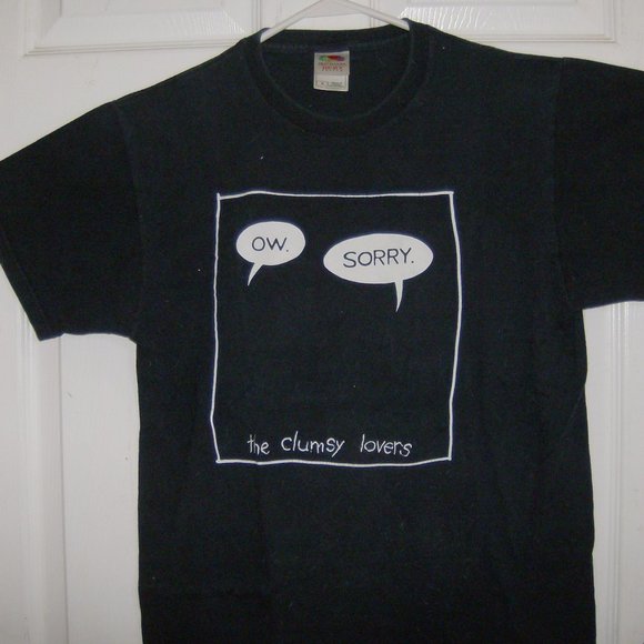 Fruit of the Loom | Shirts | Fruit Of The Loom Black Clumsy Lovers Tshirt | Poshmark